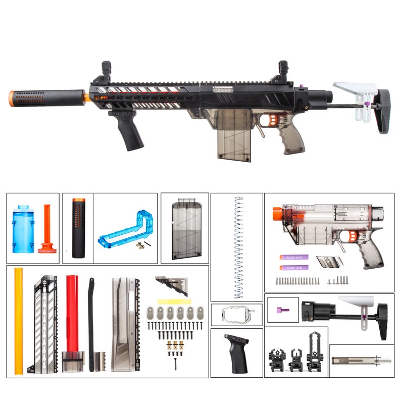 Worker Mod Prophecy MXC Long Dart A Pump Type Kits for Nerf - Etsy