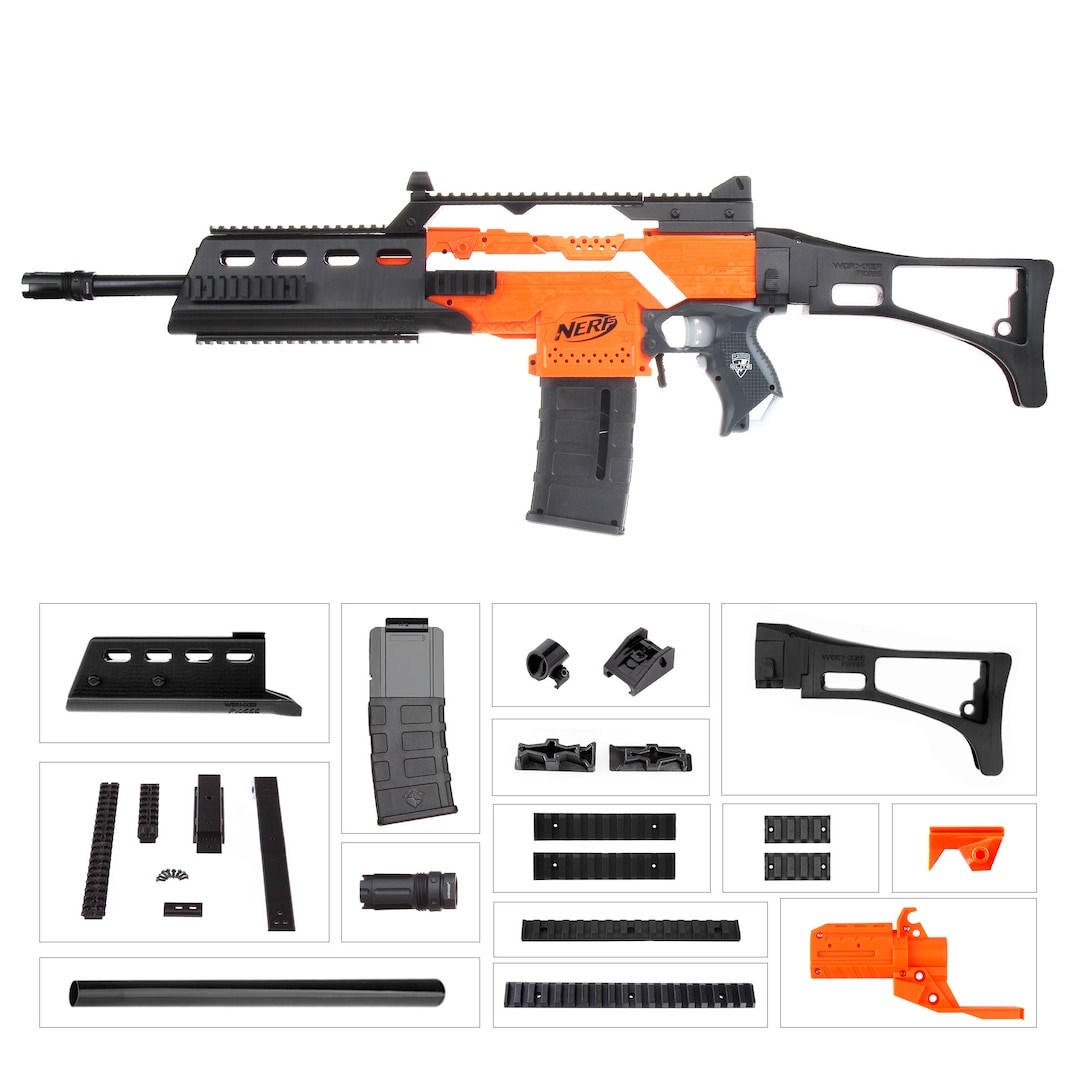 Worker Mod F10555 for Nerf Stryfe DIY Imitation Kit G36 Long Style ...