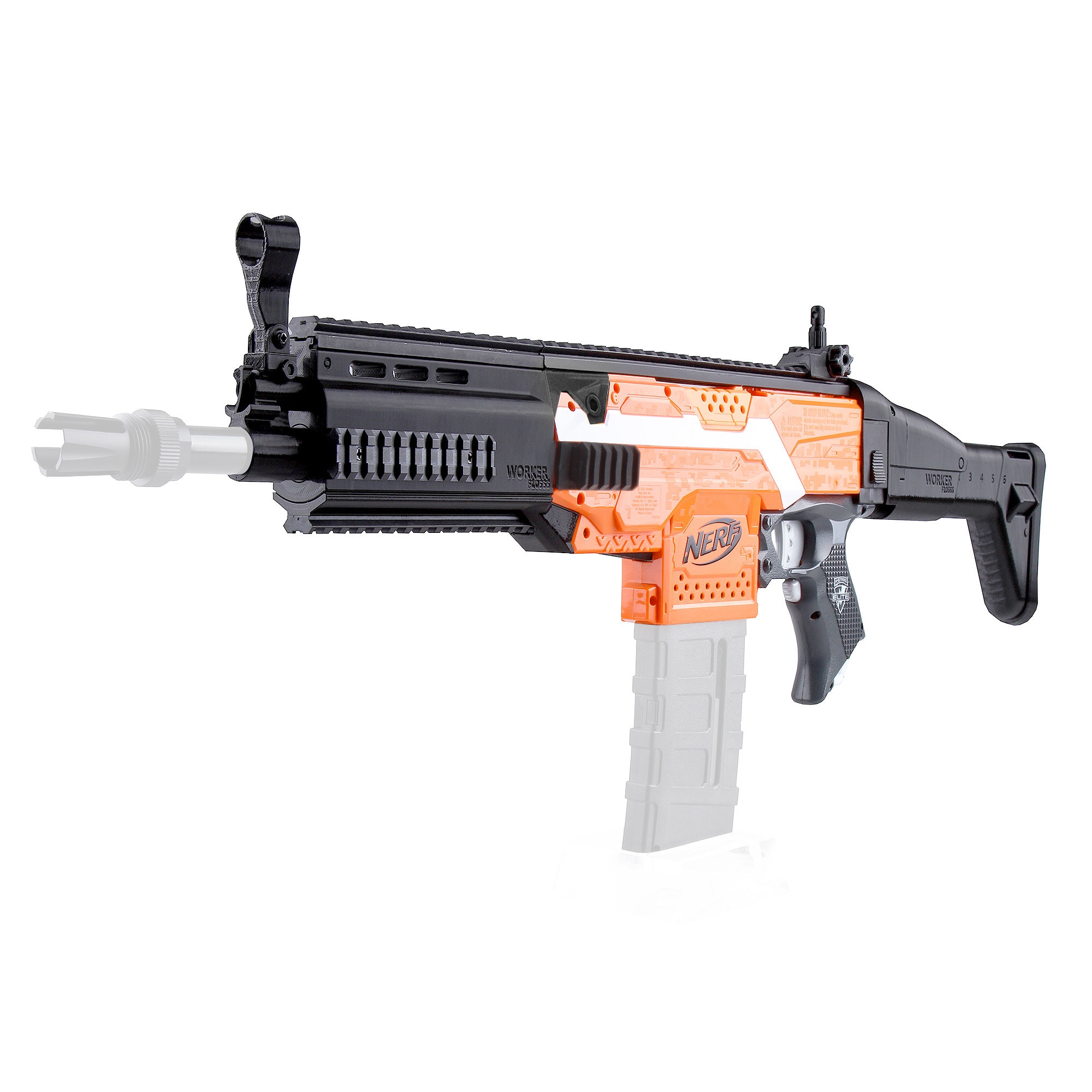 Worker Mod F10555 FN SCAR A Style Combo 10 Items for Nerf - Etsy Canada