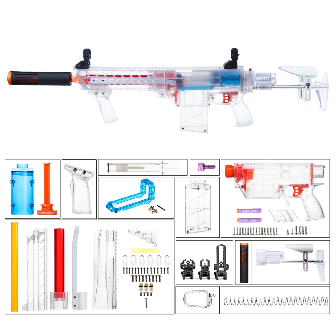 Worker Mod Prophecy MXC Long Dart A Pump Type Kits for Nerf - Etsy