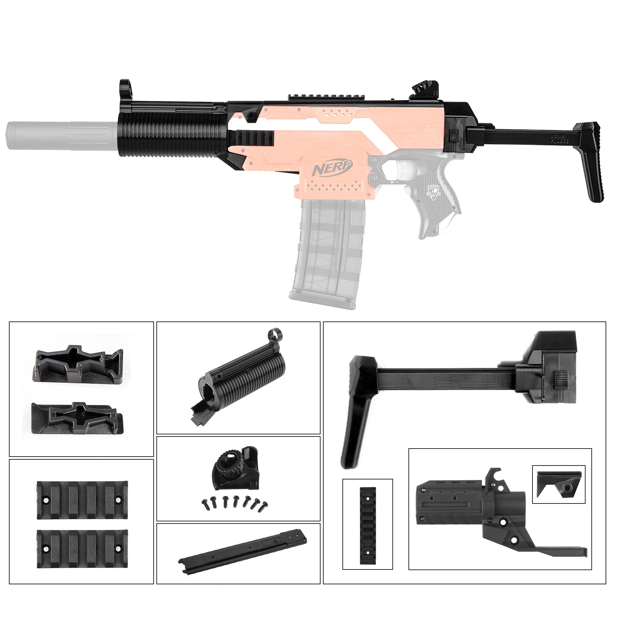 Nerf Stryfe Attachment Combos