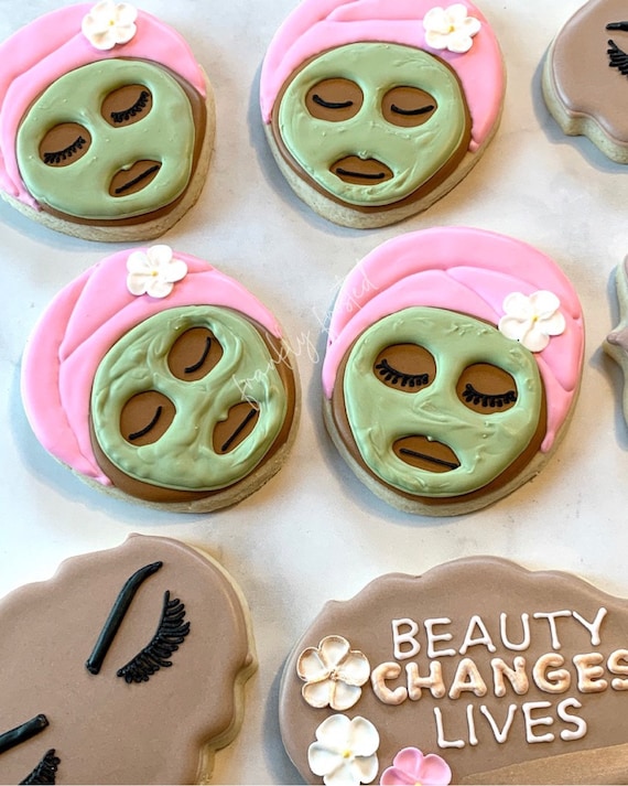Spa Theme Party Cookies - Etsy