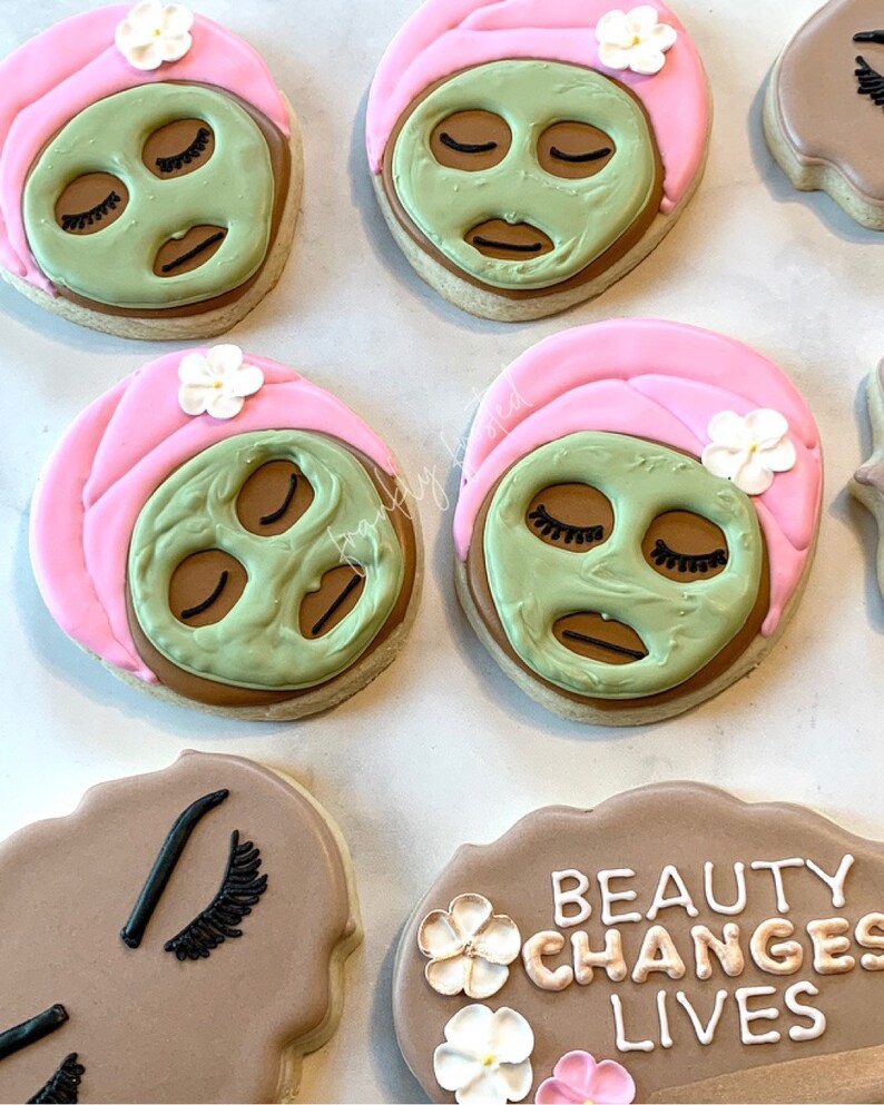 Spa Theme Party Cookies - Etsy