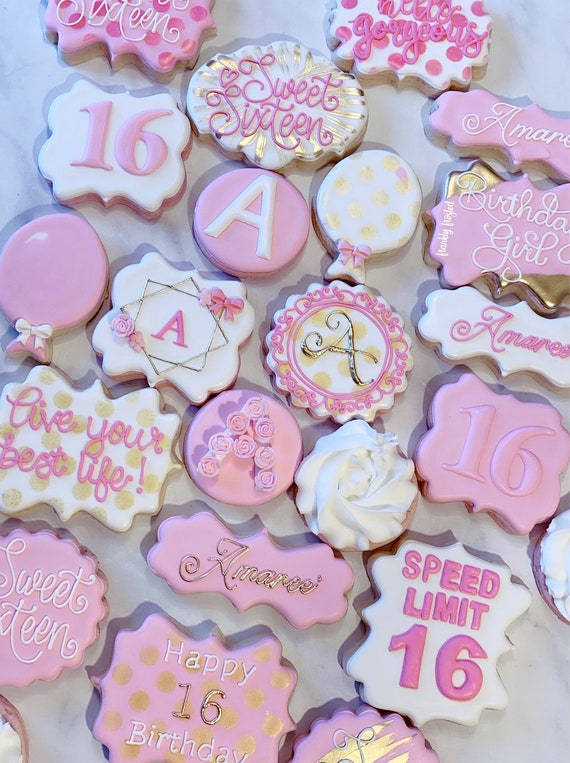 Sweet 16 Cookies | Etsy