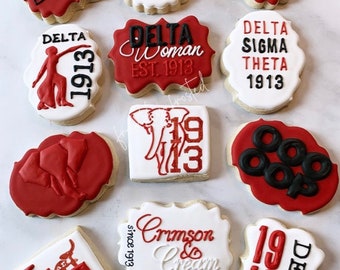 Delta Sigma Theta 3-piece Wooden Block Set 2x2 Inches - Etsy