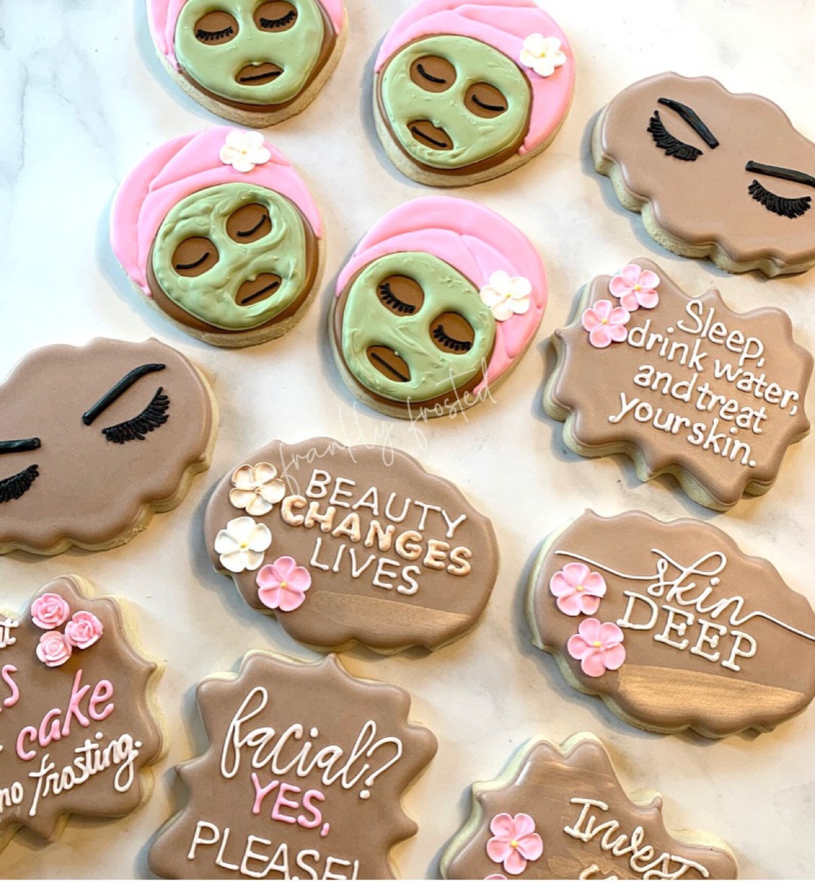 Spa Theme Party Cookies - Etsy