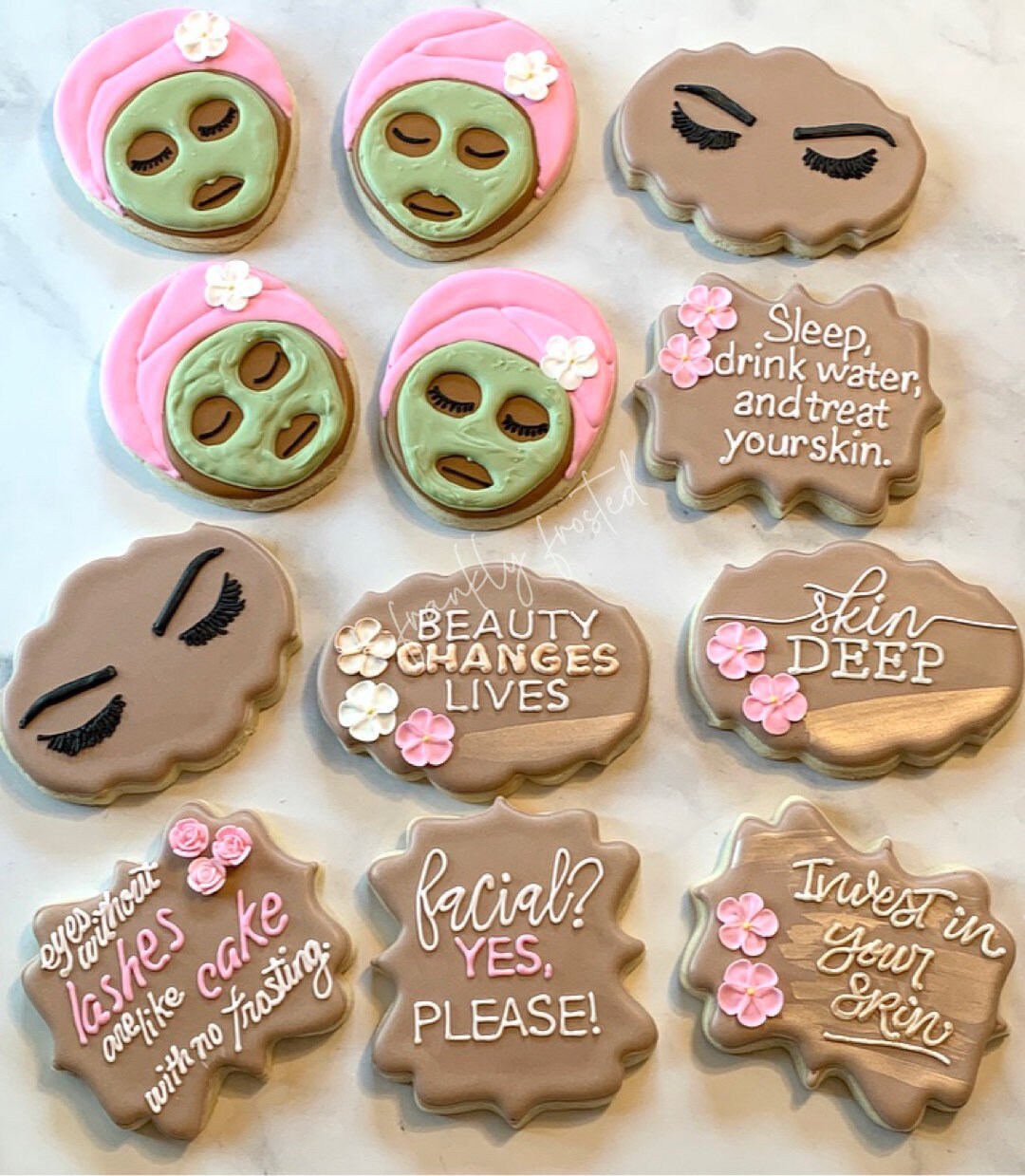 Spa Theme Party Cookies - Etsy