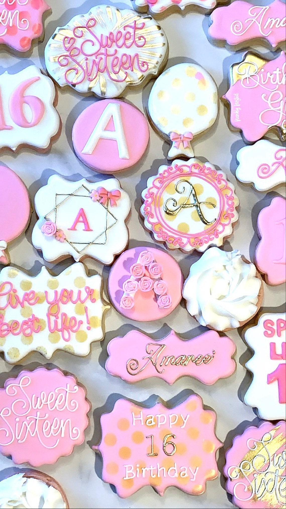 Sweet 16 Cookies | Etsy