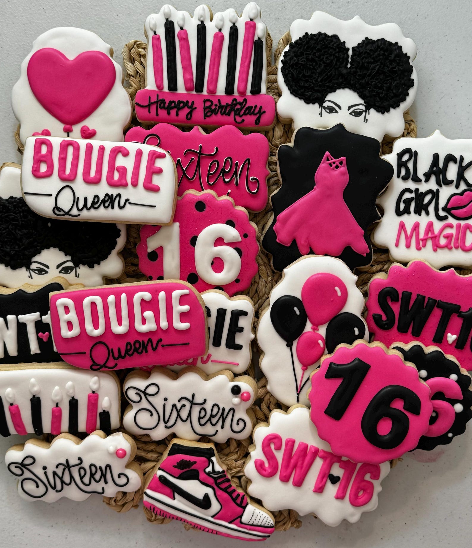 Sweet Sixteen Theme Cookies - Etsy