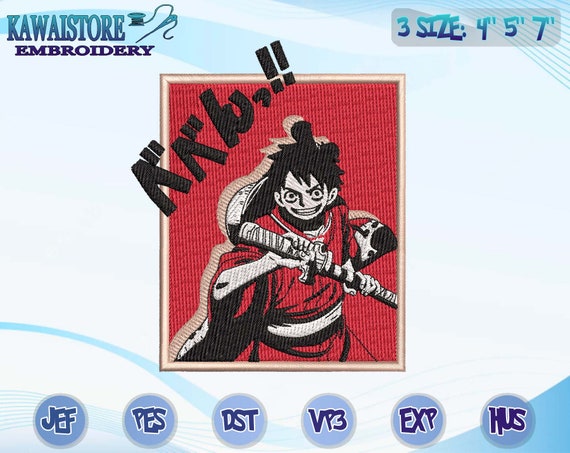 Anime Inspired Embroidery Designs Machine Embroidery Design - Etsy