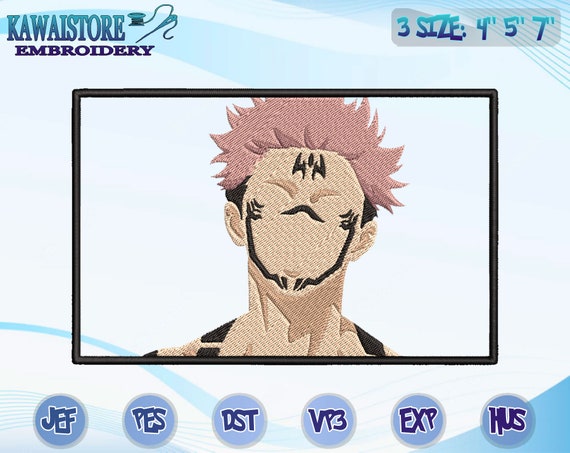 Anime Inspired Embroidery Designs Machine Embroidery Design - Etsy