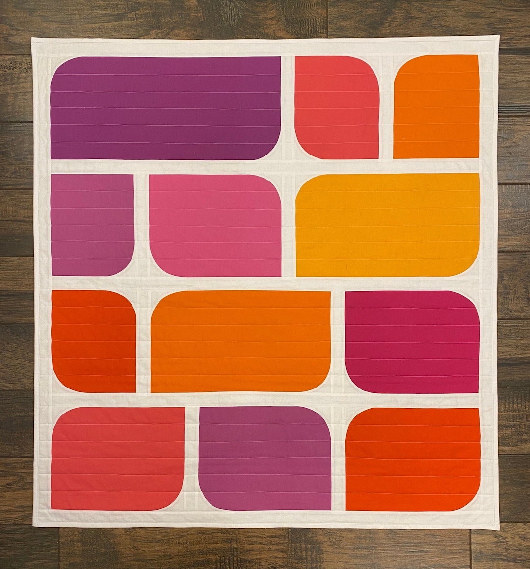 Parallel Path Quilt Pattern (PDF) - Etsy