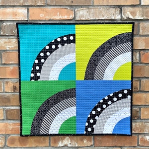 Rainbow Splash Quilt Pattern (PDF) - Etsy