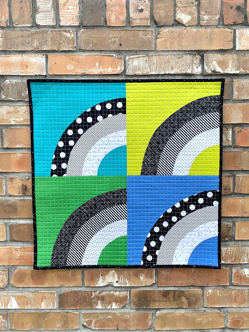Rainbow Splash Quilt Pattern (PDF) - Etsy