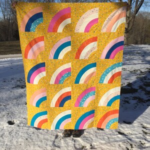 Rainbow Splash Quilt Pattern (PDF) - Etsy