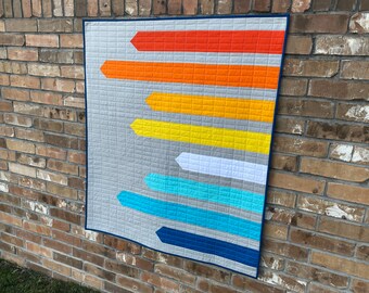 Rainbow Splash Quilt Pattern PDF - Etsy