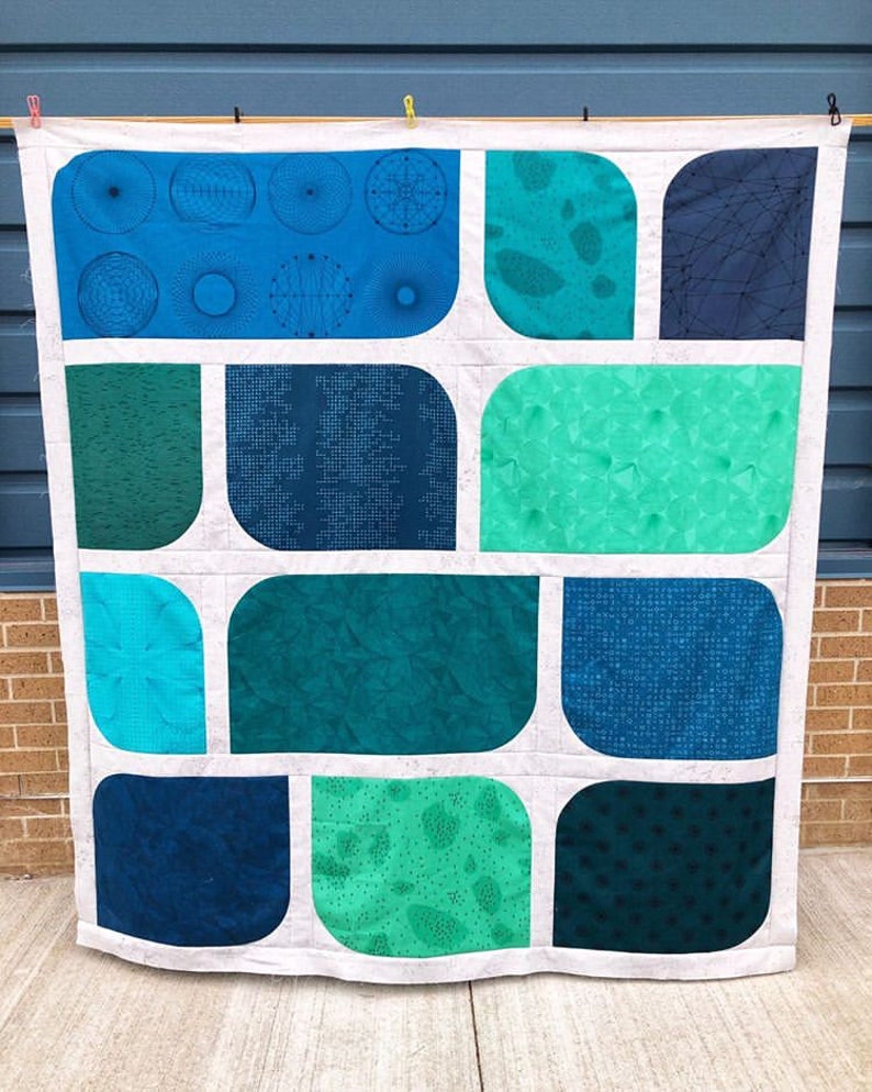 Parallel Path Quilt Pattern (PDF) - Etsy