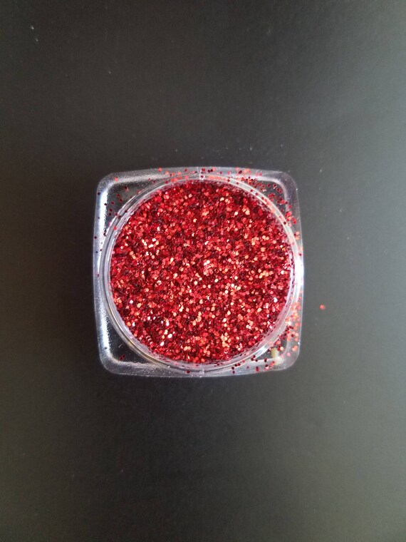 Items similar to red glitter dust / christmas glitter / fine glitter ...