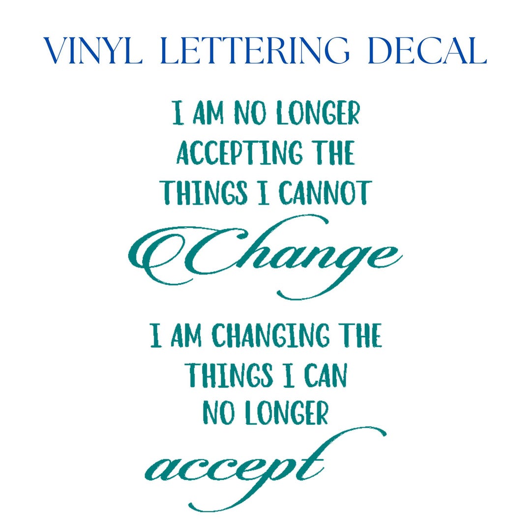 Custom Vinyl Lettering Decal: Wall Quotes, Room Decor - Etsy