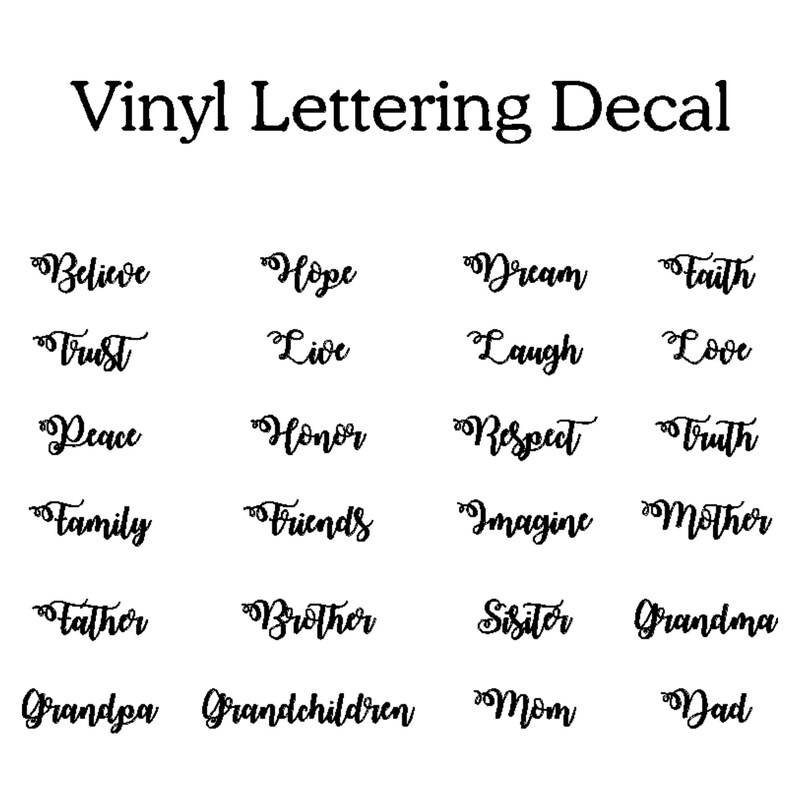 Word Wall Stickers - Etsy