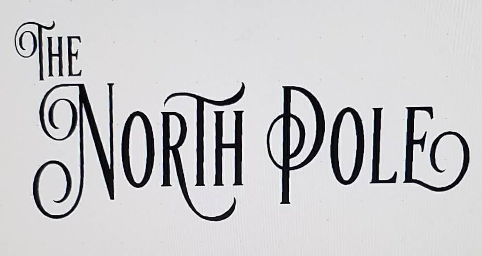 The North Pole / Stickers / North Pole Sign / Santa Stuff / | Etsy