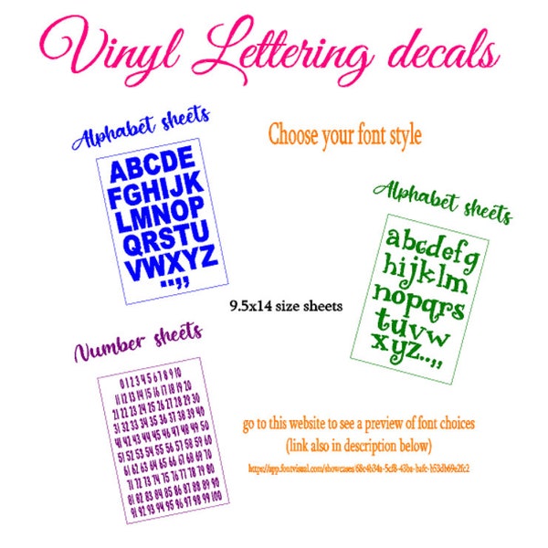 Vinyl Lettering - Etsy