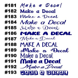 Small Vinyl Lettering for Small Projects and Crafts, Custom Decals, DIY ...