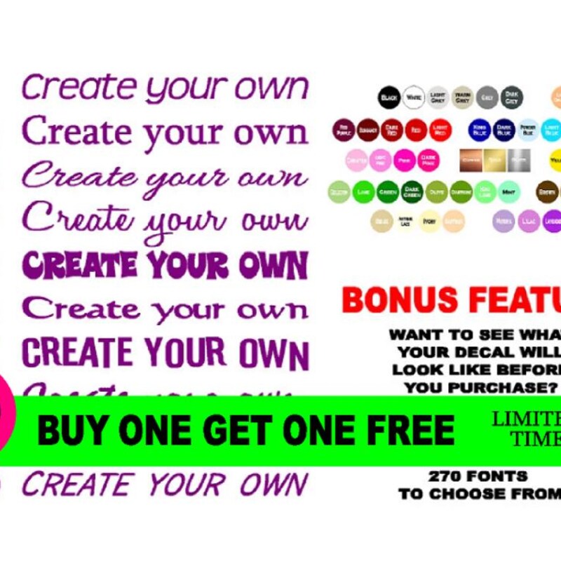 Vinyl Wall Words - Etsy