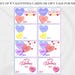 Valentine's Classroom Exchange Cards - Instant Download | 8 Cards With ...