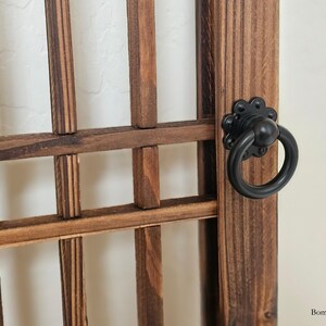 Limited Item Korean Traditional Handmade Wooden Asian Wall Deco Art Crafted Window Grilles Door ...