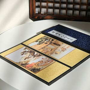 Korean Traditional Picture Folding Screen Folk Art Screen, Decorative ...