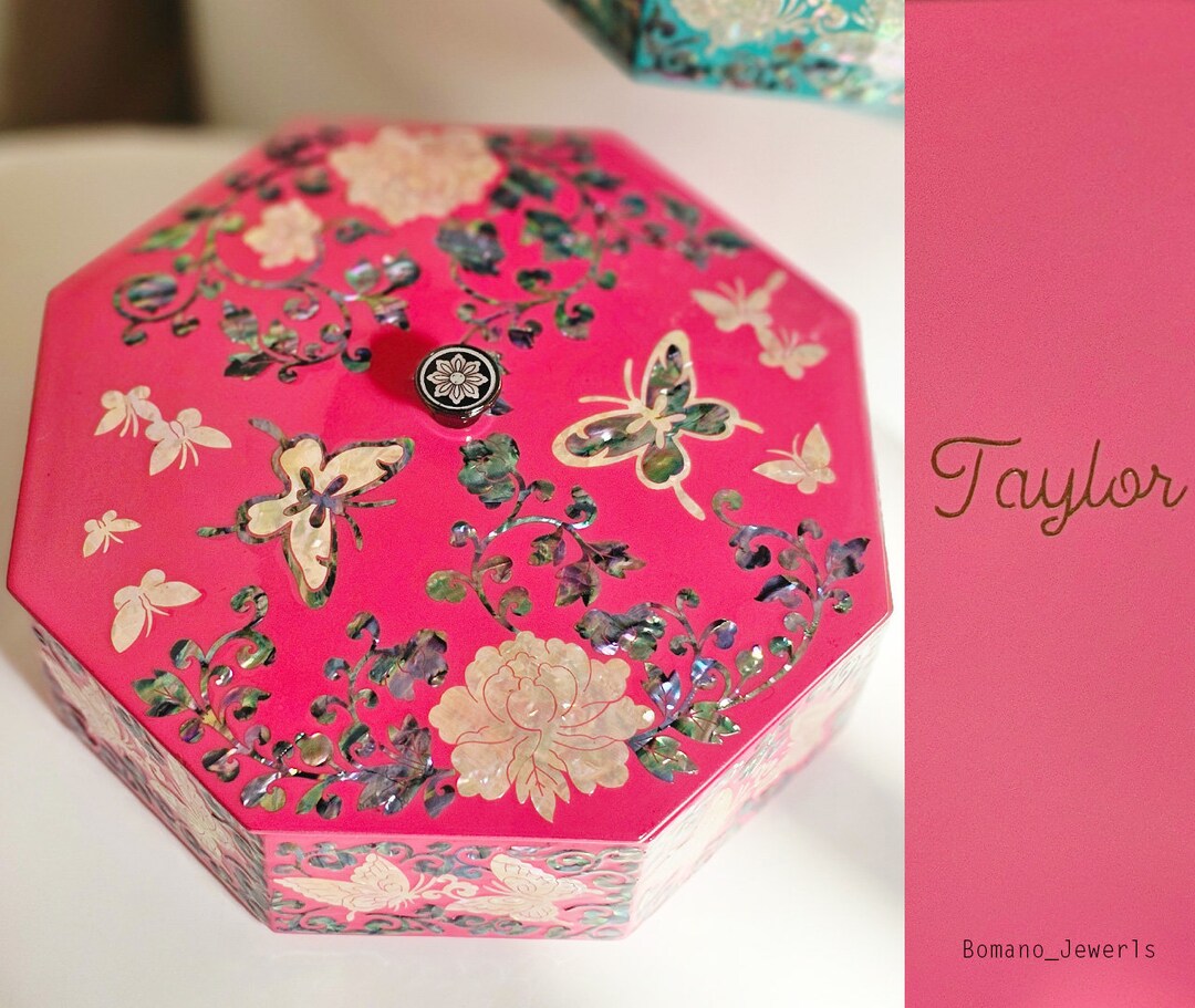 BOMANO Personalized Monogram Korean Traditional Mother of Pearl ...