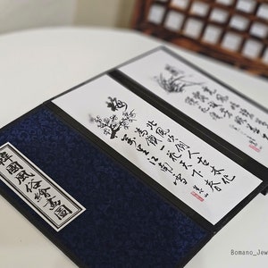 Korean Traditional Picture Folding Screen Tree Floral Birds Art Screen ...