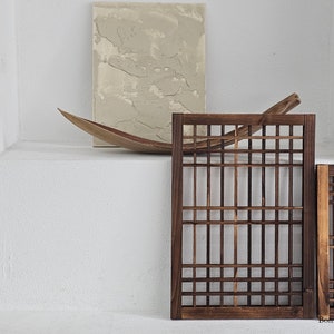 Limited Item Korean Traditional Handmade Wooden Asian Wall Deco Art ...