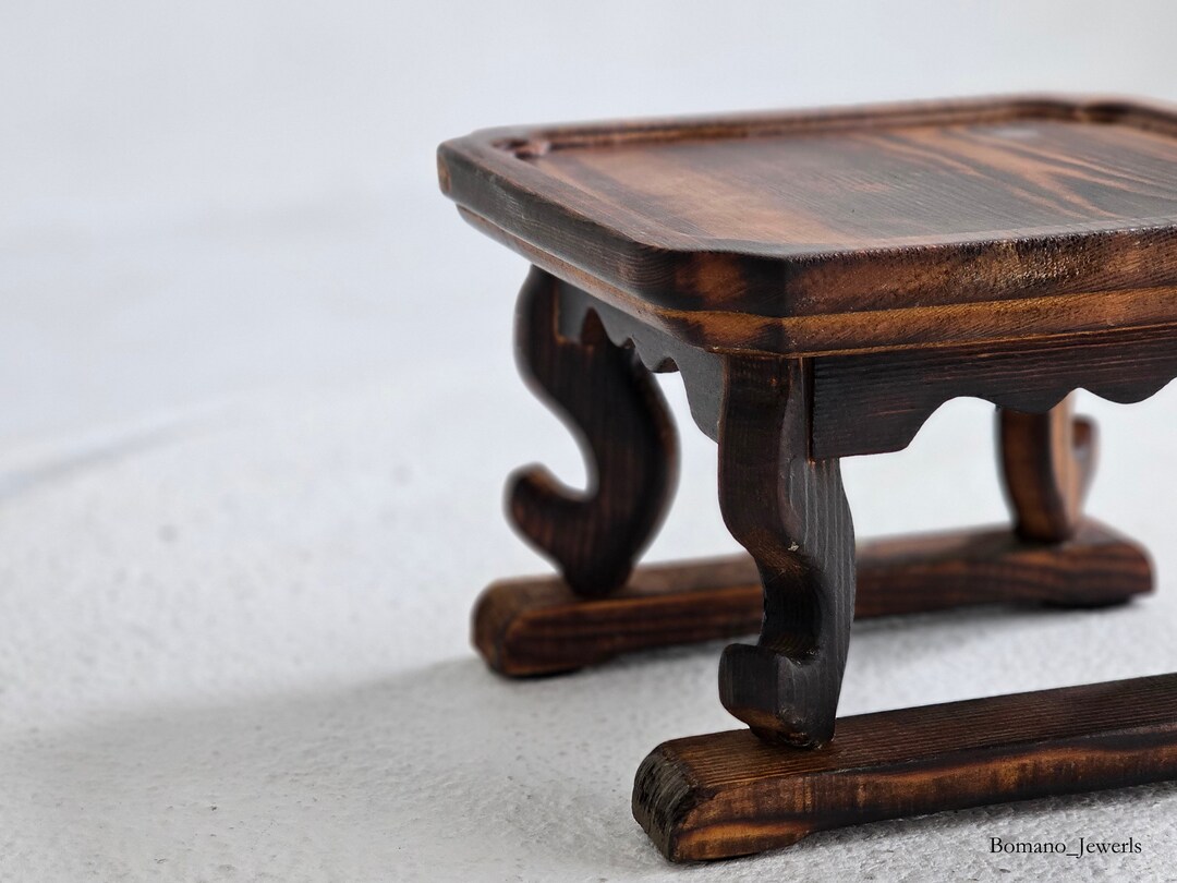 Korean Soban Table: Traditional Wooden Decor, Dol Party Centerpiece - Etsy