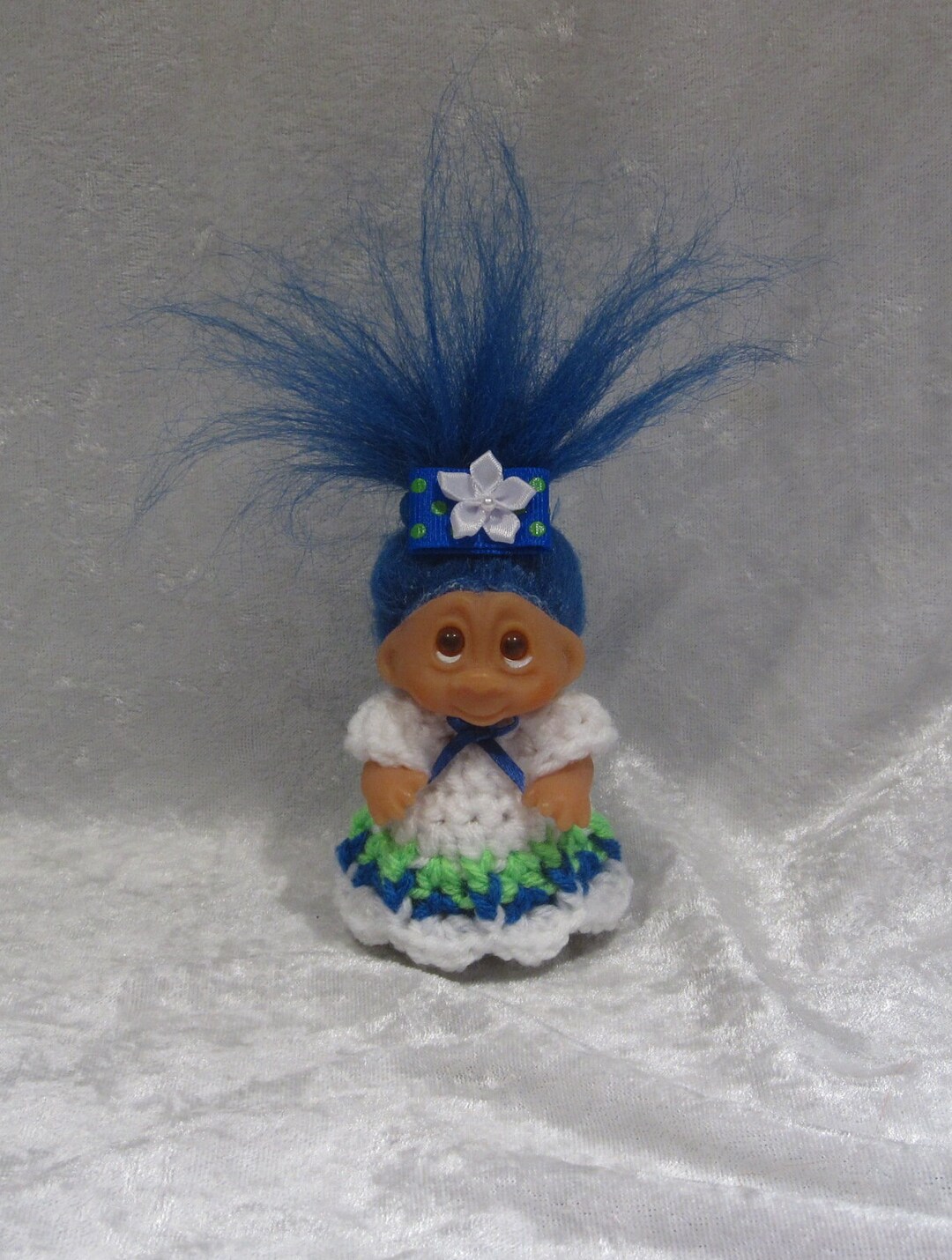 Made to Fit 3 Inch Troll Dam, Russ & Wishnik Dolls ~ Handmade Crochet ...