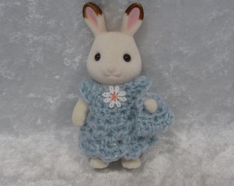 Calico Critter MOTHER Handmade Crochet Doll Clothes, Crochet Outfit ...