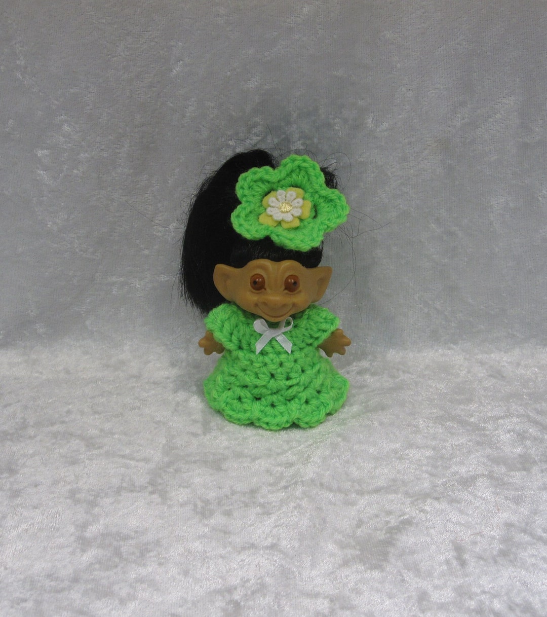 Made to Fit 3 Inch Troll Dam, Russ & Wishnik Dolls ~ Handmade Crochet ...