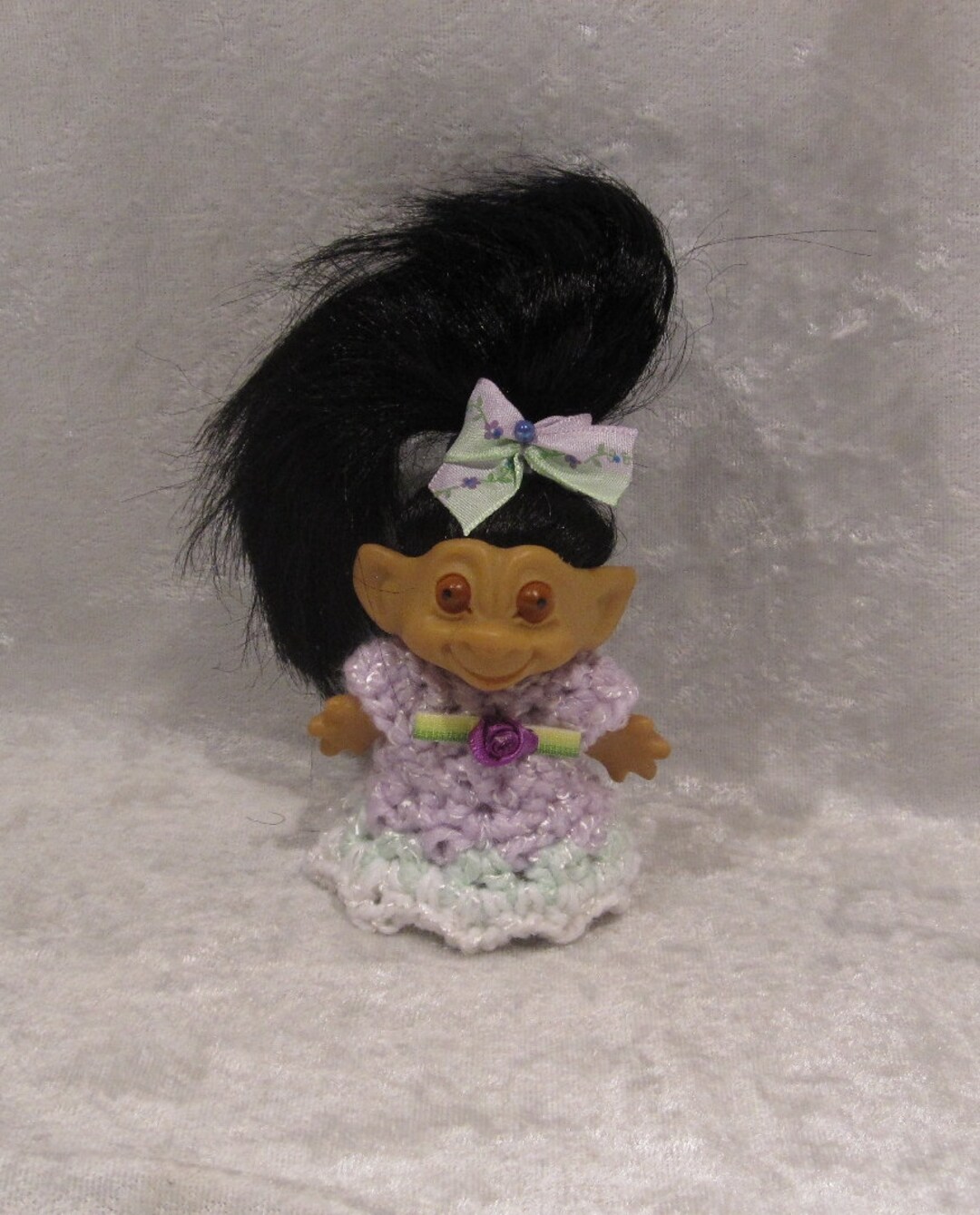 Made to Fit 3 Inch Troll Dam, Russ & Wishnik Dolls ~ Handmade Crochet ...