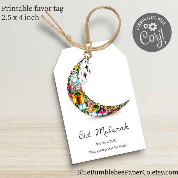 Eid Cards Printable - Etsy