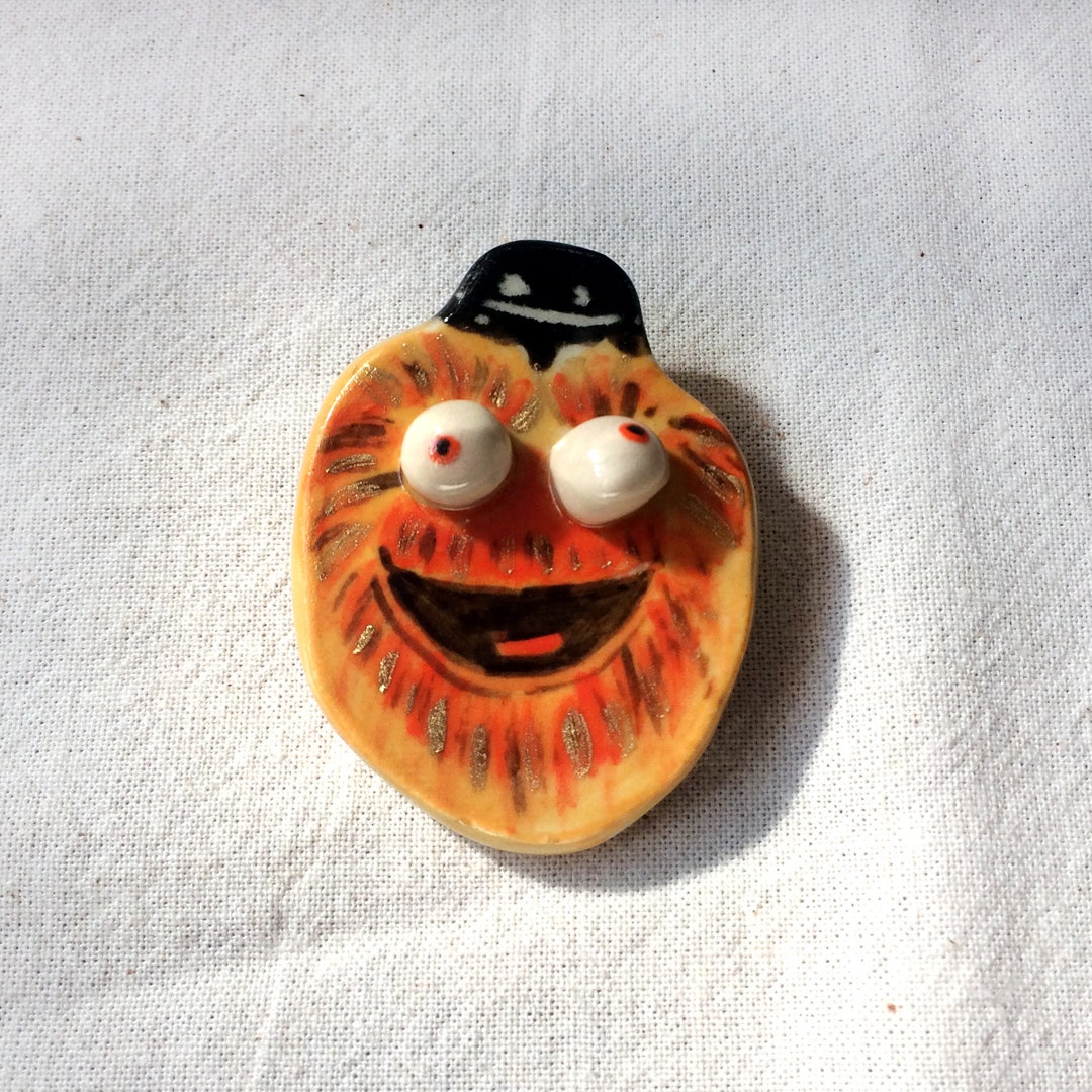 Ceramic Gritty Pin - Etsy