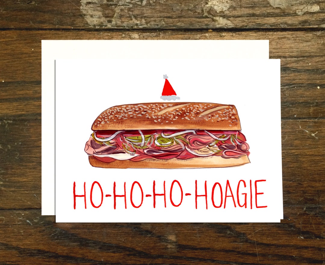 Philly Hoagie Holiday Card - Etsy