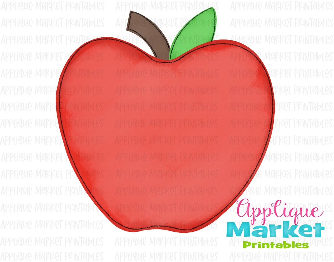 Apple Watercolor PNG, Sublimation Design, Digital Instant Download for ...