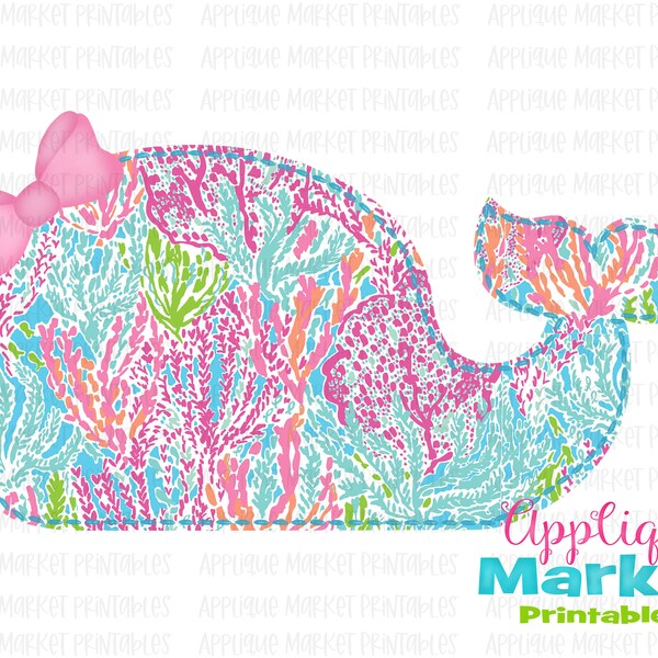 Preppy Whale - Etsy