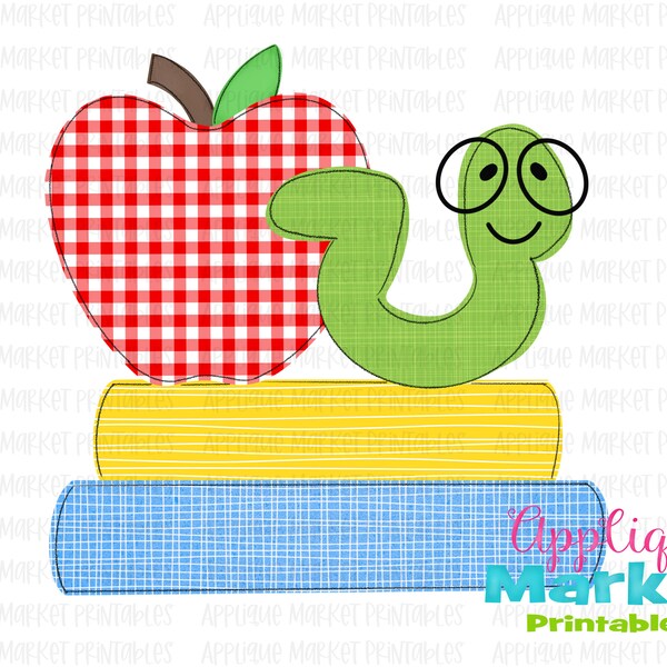 Apple Worm - Etsy