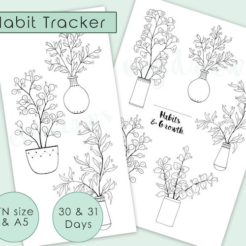 Bullet Journal Coloring Pages