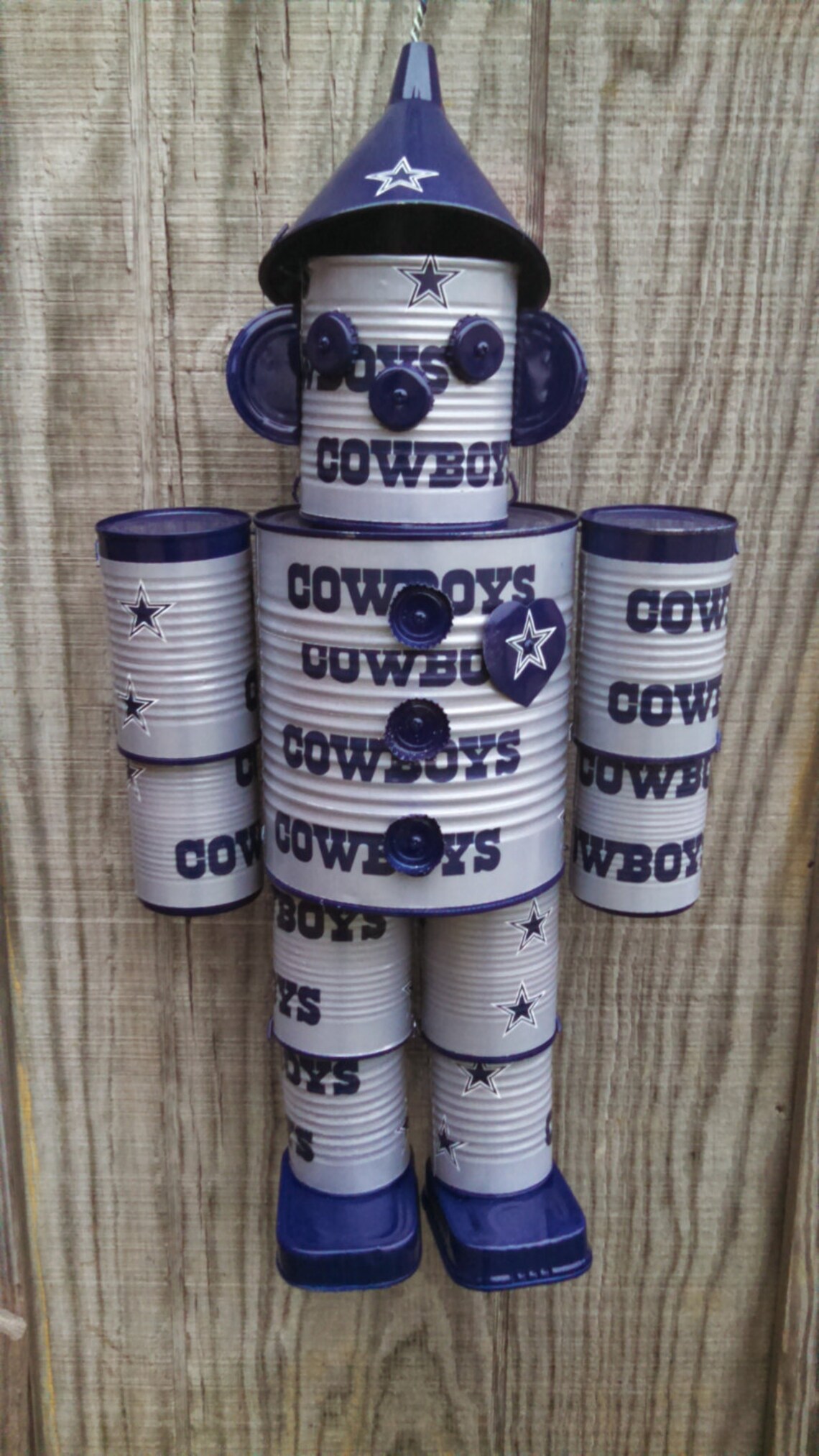 Dallas Cowboy's Tin Man - Etsy