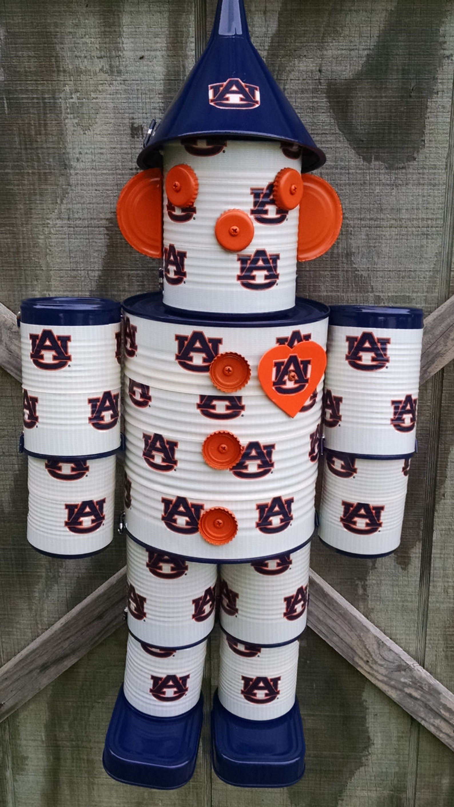 Auburn University Metal Tin Man - Etsy