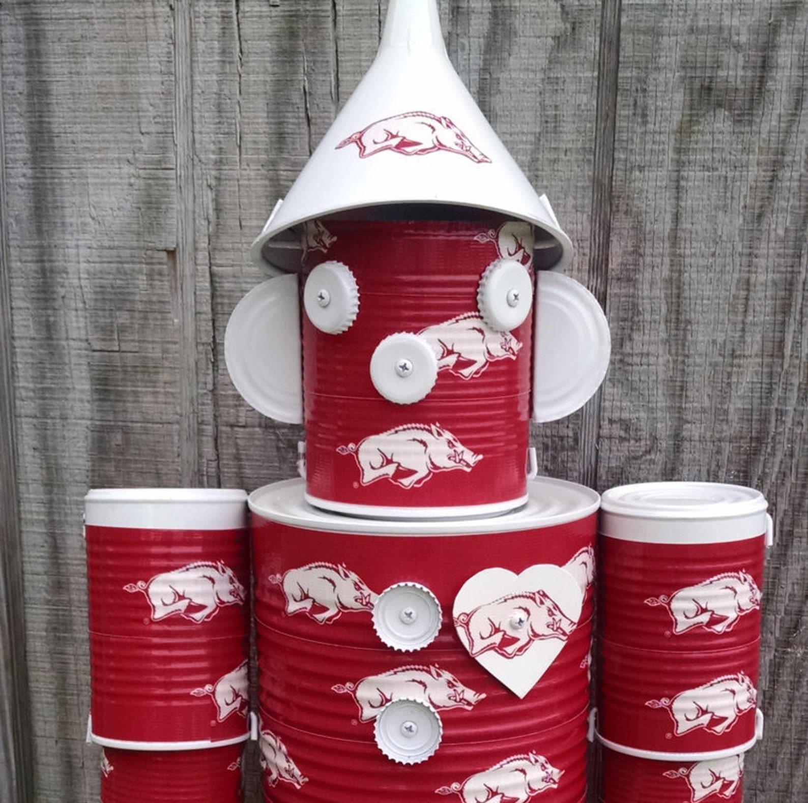 Arkansas Razorbacks Metal Tin Man Indoor Outdoor Decor - Etsy
