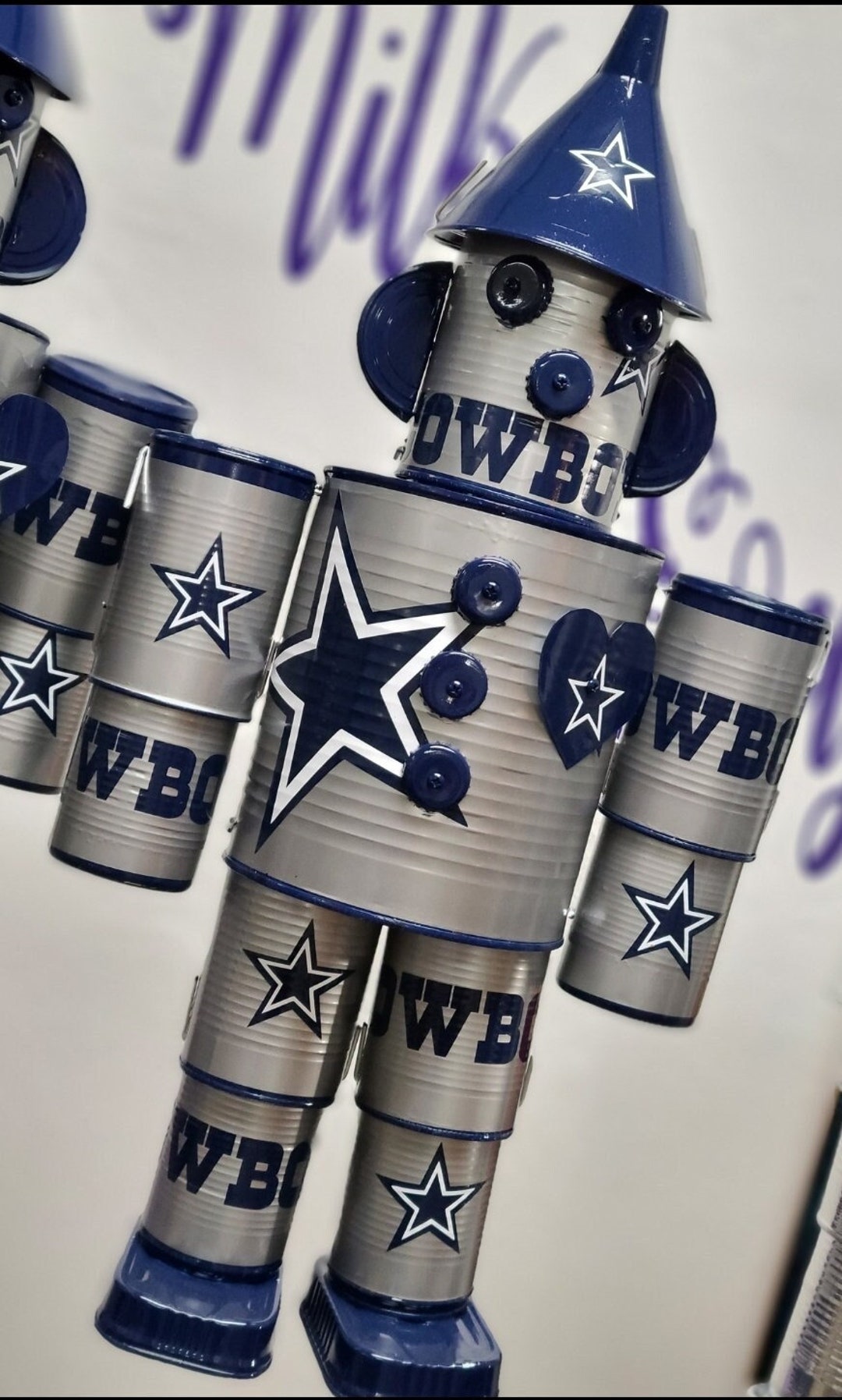 Dallas Cowboy's Tin Man - Etsy